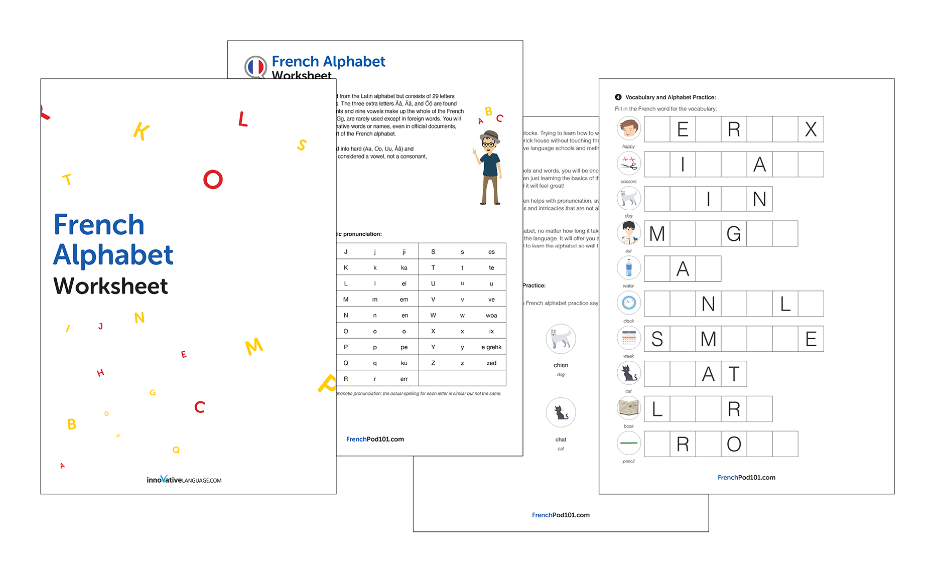 Beginner French Worksheets