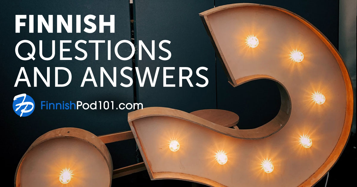 Common Questions in Finnish & How to Answer Them